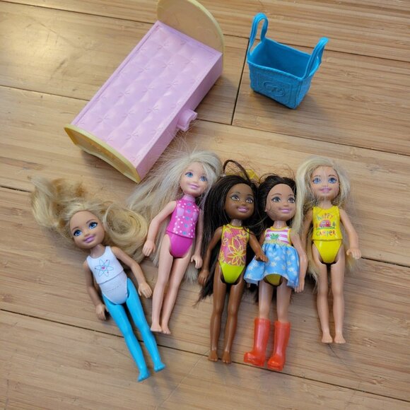 Mattel | Toys | Mattel Barbies Little Sister Chelsea And Friends 5 ...